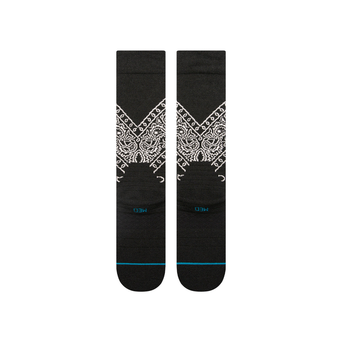 Stance Medium Performance Wool Crew Socks Barrio-Black - Winter 2024/2 | Equipe Sport