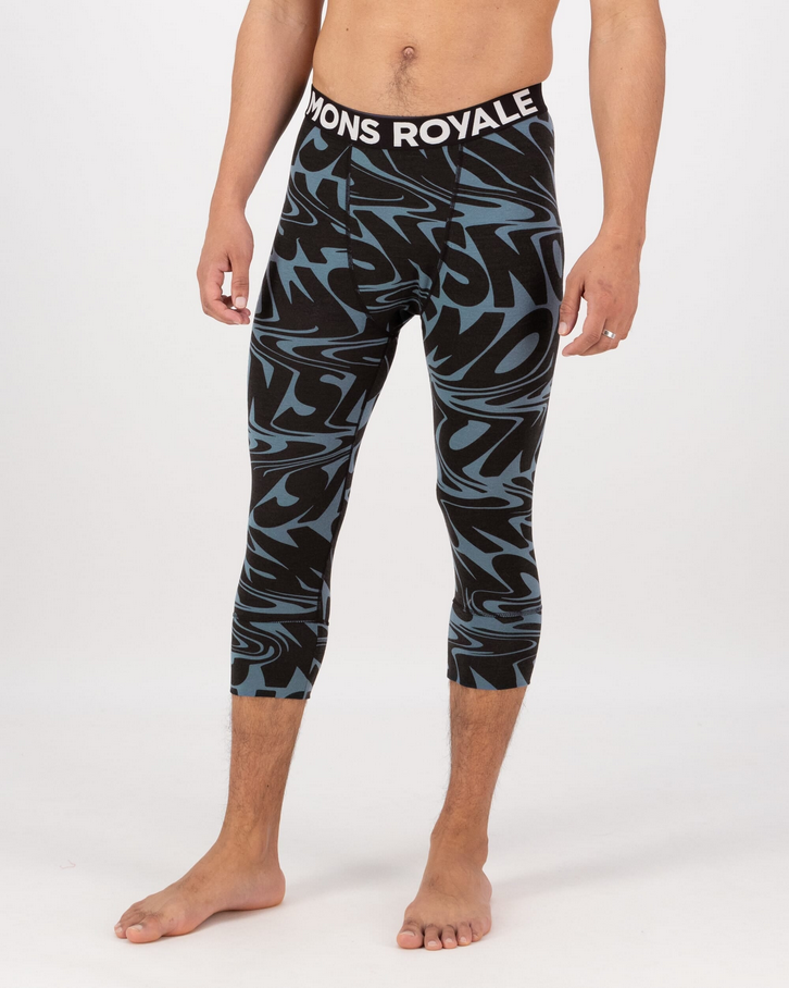Mons Royale Men's Cascade Merino Base Layer 3/4 Legging - Winter 2025 ...
